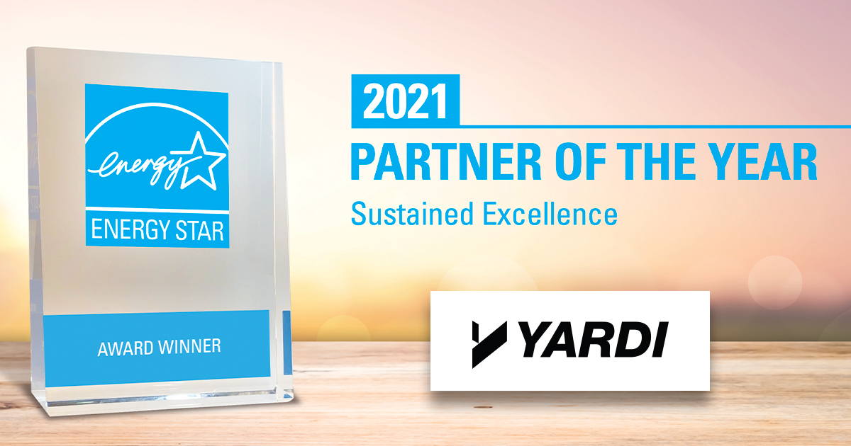 Yardi Earns ENERGY STAR Partner of the Year Sustained Excellence Award ...