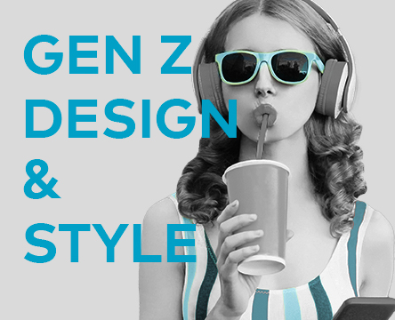 Gen Z Design Trends Infographic: Graphics, Interiors & More