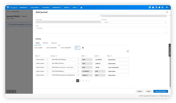 Voyager 8 for CRE: Fast closes, tight control & smart reporting