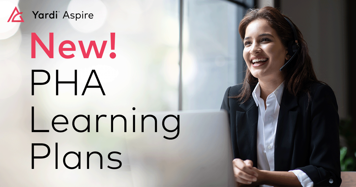 New and Exclusive PHA Training Content Comes to Yardi Aspire - Yardi