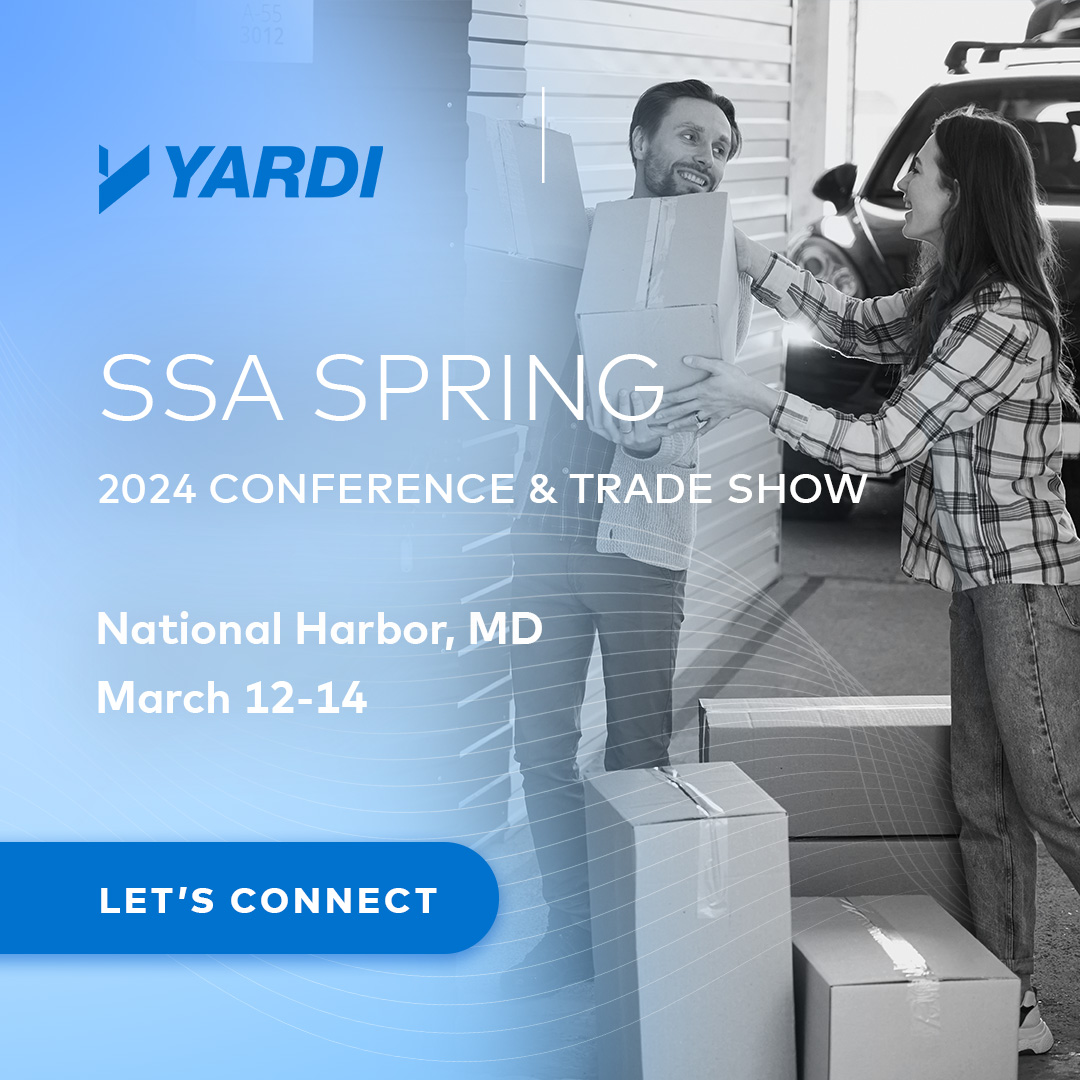 Yardi to Introduce New Self Storage Software at SSA Spring - Yardi