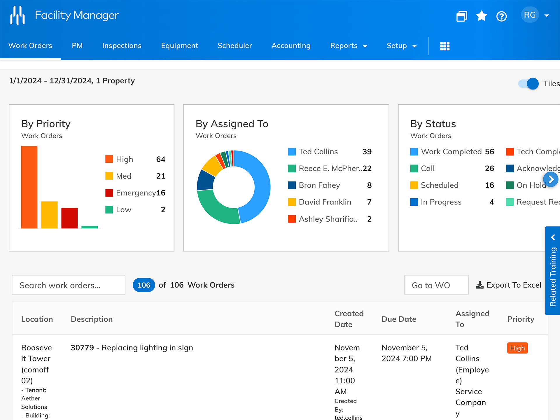 Facility Manager - Yardi