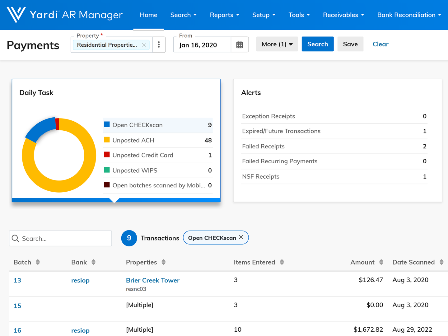 Payment Processing for Residential - Yardi