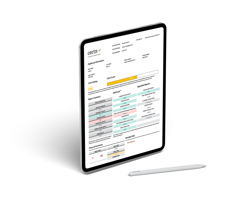 Resident Screening - Yardi