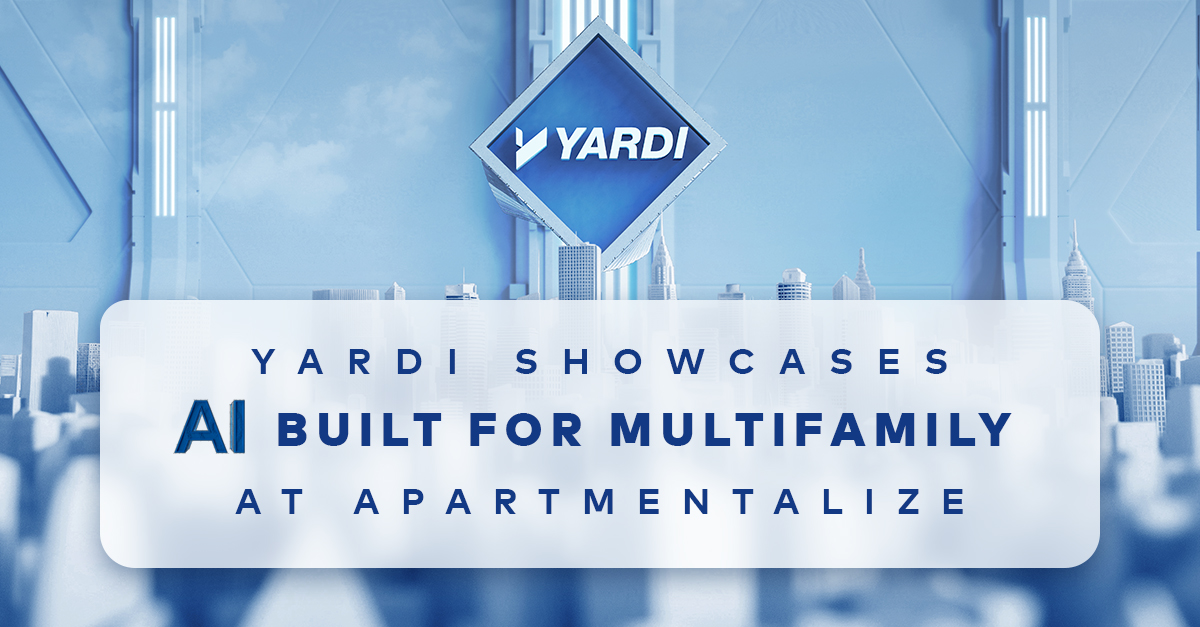 Yardi showcases AI built for multifamily at Apartmentalize 2025 - Yardi