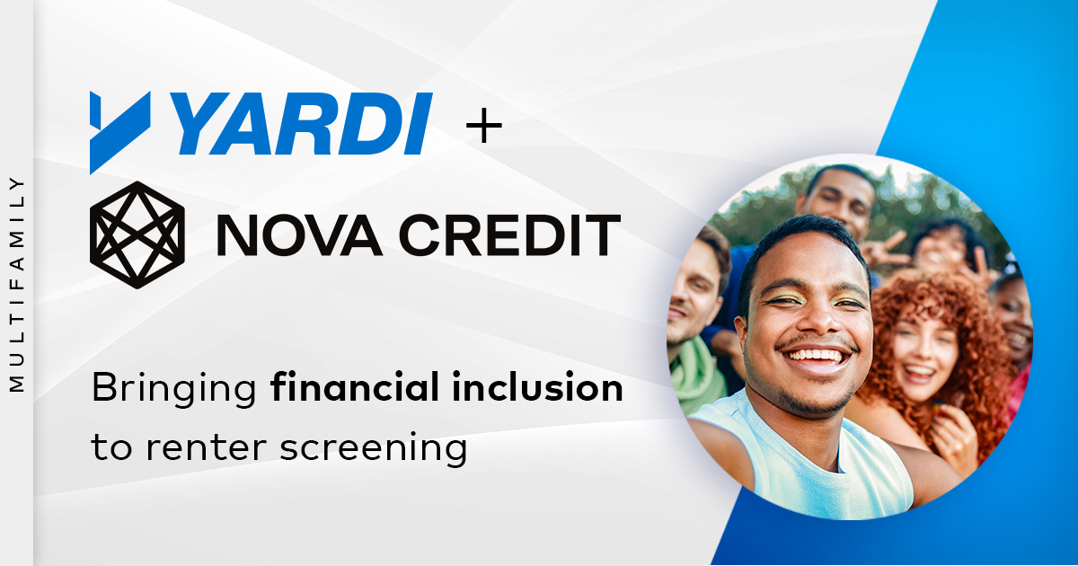 Yardi adds alternative credit data for renter screening